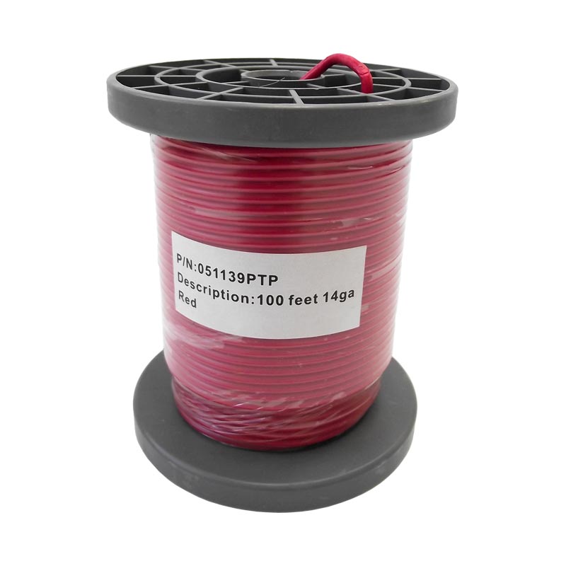 Pro Trucking Products: Red 14 Gauge Primary Wire, 100 Feet