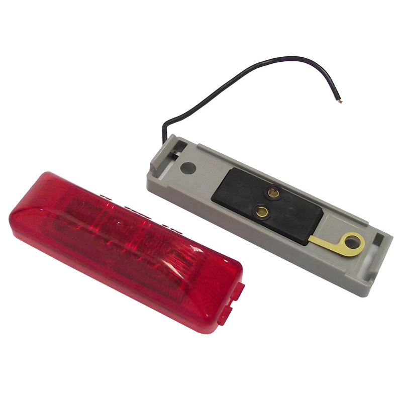 Pro Trucking Products: Red LED Marker Light with Mounting Bracket ...