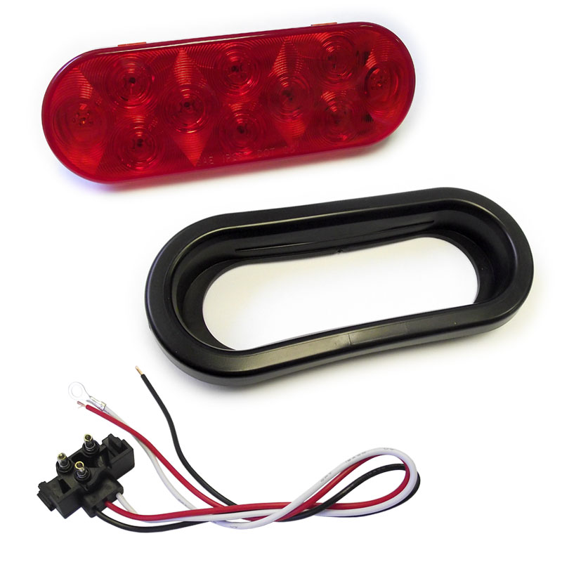 Pro Trucking Products: 610RKIT 6" Oval 10 LED Stop-Tail-Turn Signal ...