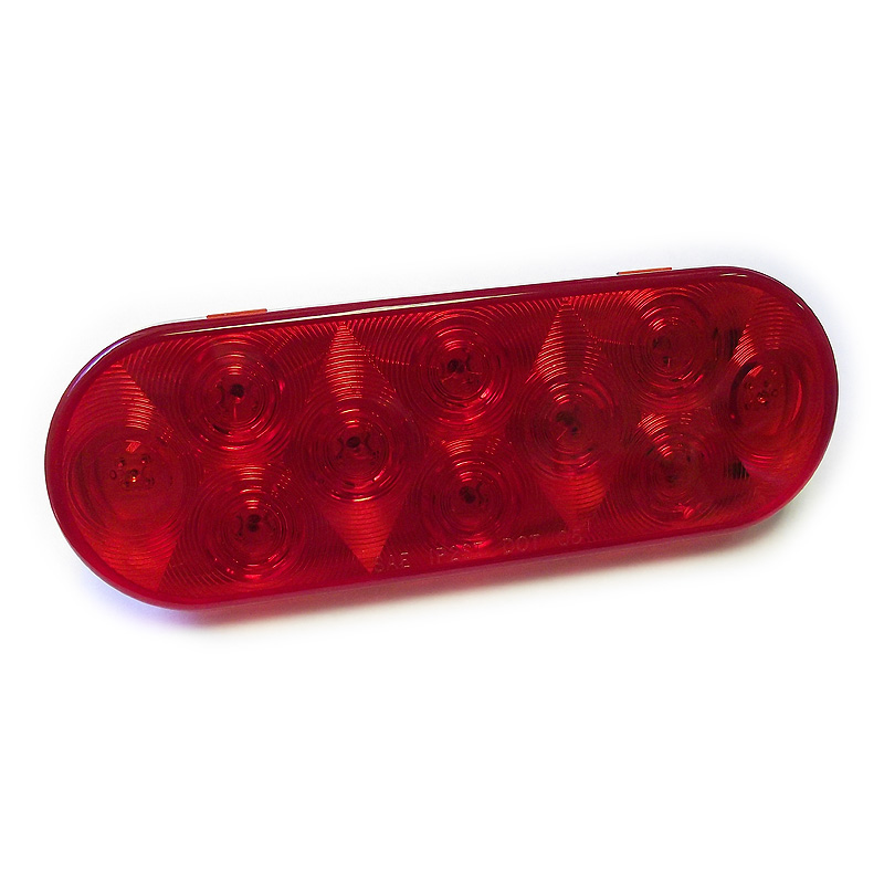Pro Trucking Products: 10 LED Stop-Tail-Turn Signal Light, Red Lens ...