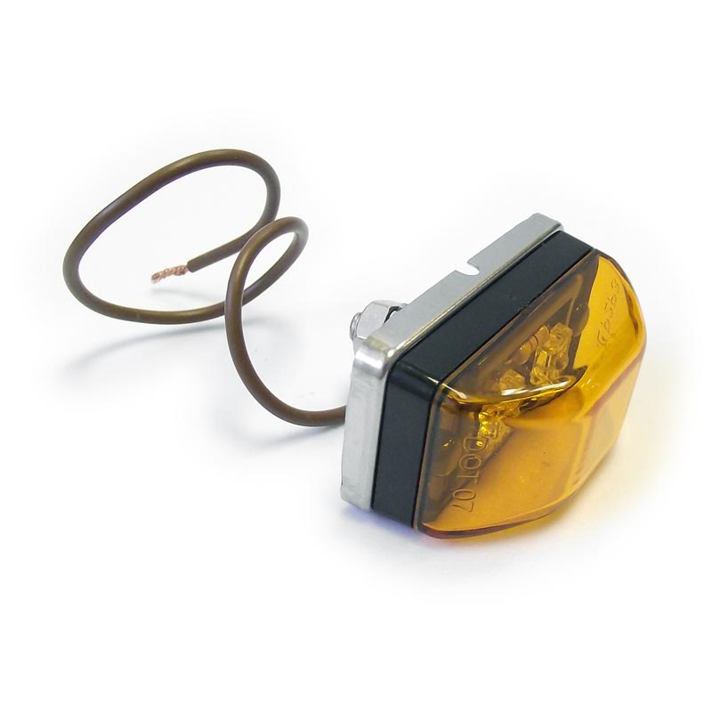 Pro Trucking Products: Amber Mini Marker Light, Single Mounting Bolt ...