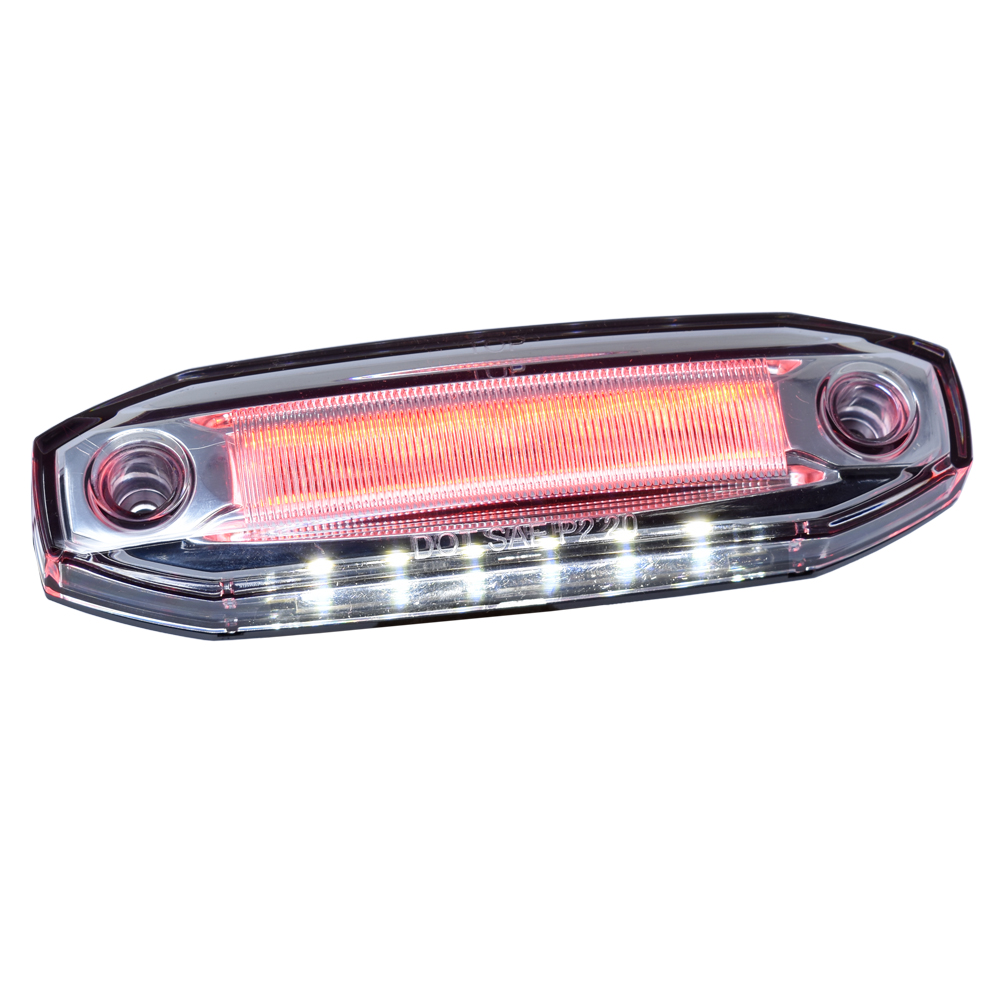 Pro Trucking Products: Red LED Clearance/Marker Light With White Ground ...