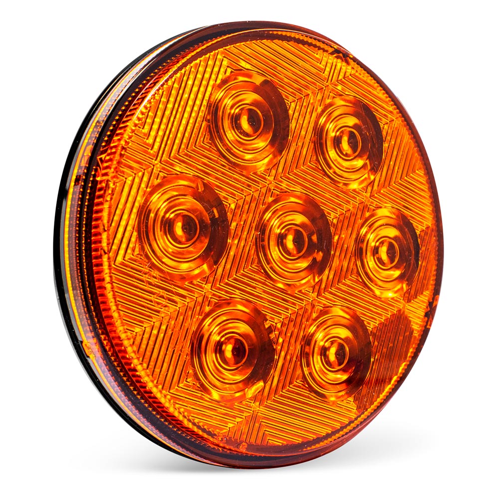 Pro Trucking Products: 7 LED Turn Signal Light, Amber Lens, Amber LEDs ...