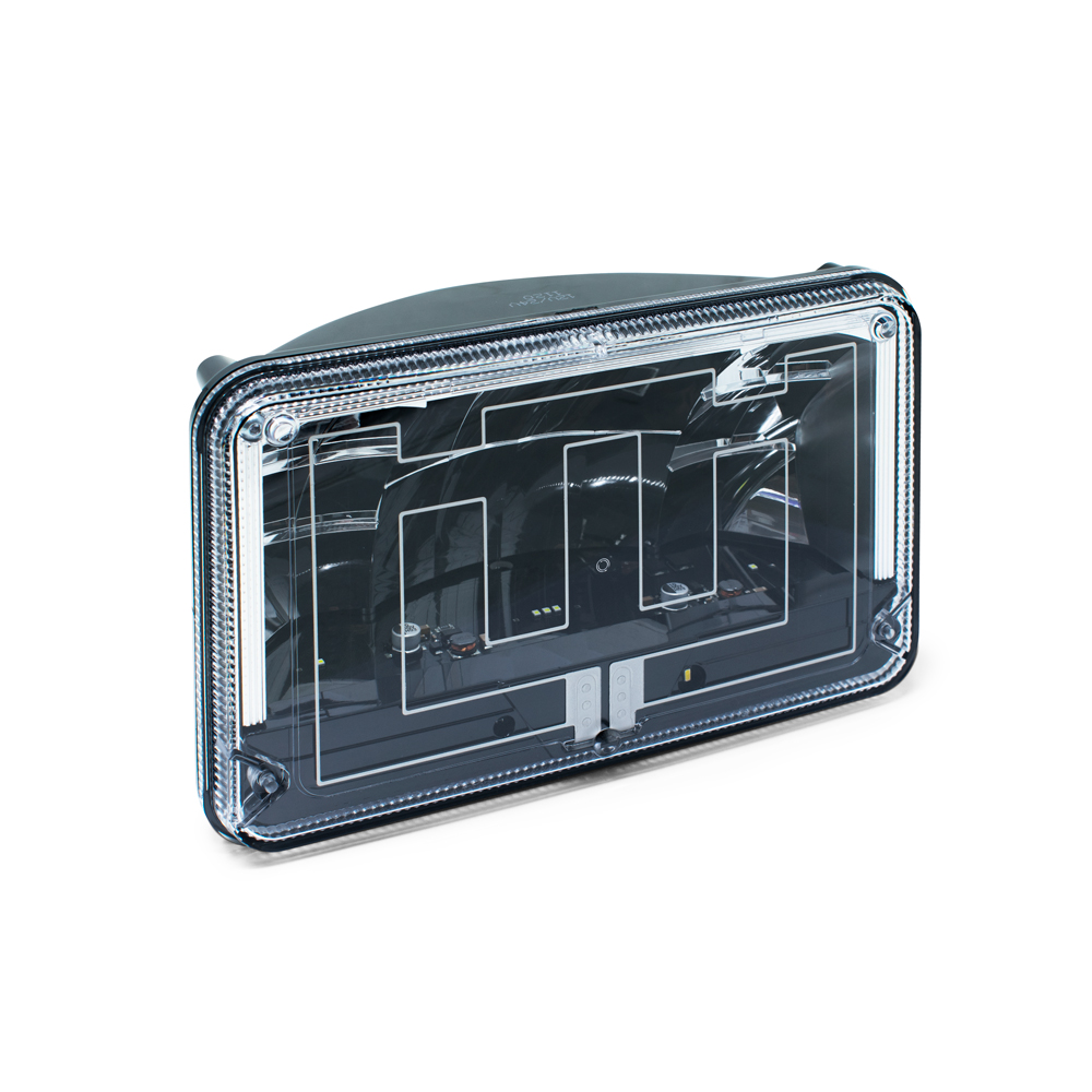 Pro Trucking Products: 4651HT 4" x 6" High Beam 33W Heated De-Icing LED ...