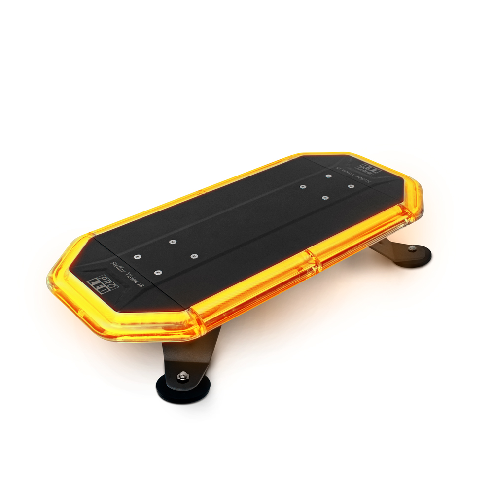 Pro Trucking Products: Stellar Vision 18 Low Profile Amber Magnet Mount ...