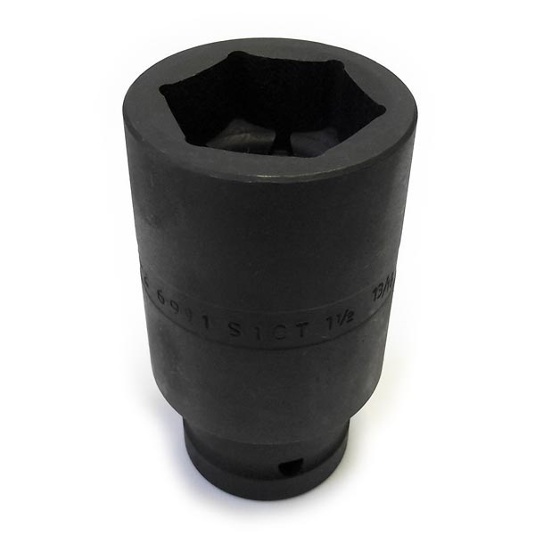 Pro Trucking Products: 3/4" Drive, 1-1/2" 6-Point & 13/16" Square Deep Impact Socket for Budd ...
