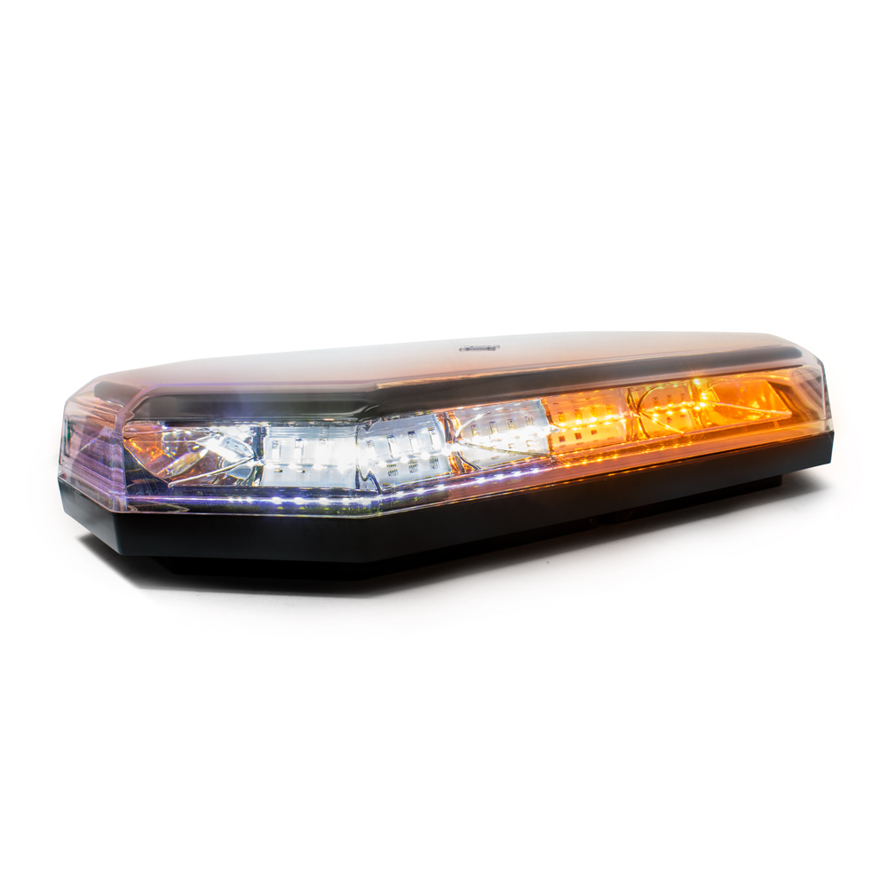 Pro Trucking Products: Mini Light Bar Warning Light, Clear Lens, Half ...
