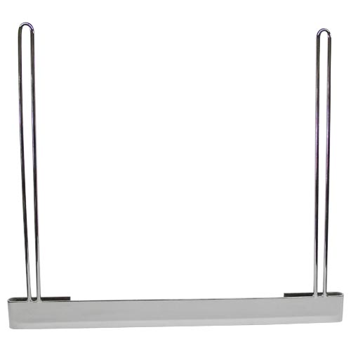 Pro Trucking Products: Chrome Mud Flap Anti-Sail Bracket with Bottom Plate