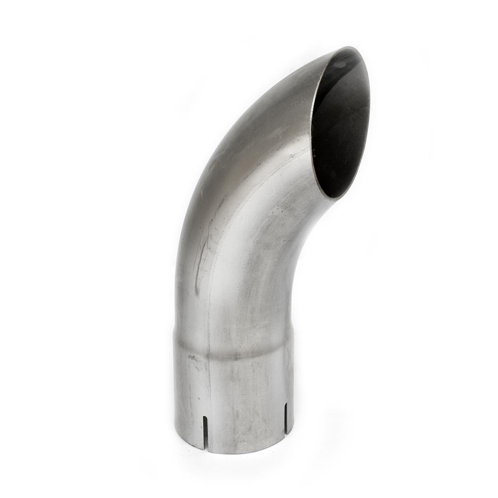 Pro Trucking Products: 3-1/2" ID x 12" Length, Curved Top, Aluminized ...