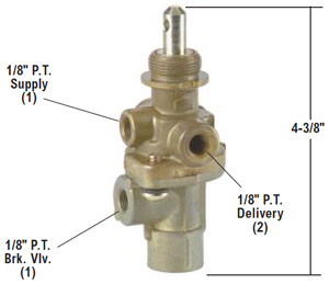 Pro Trucking Products: PP-2 Control Valve, 40 PSI Release