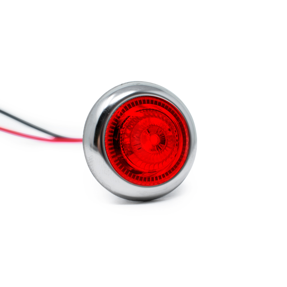 Pro Trucking Products: 34R1FL 3/4" Round Bullet Style Marker Light with ...