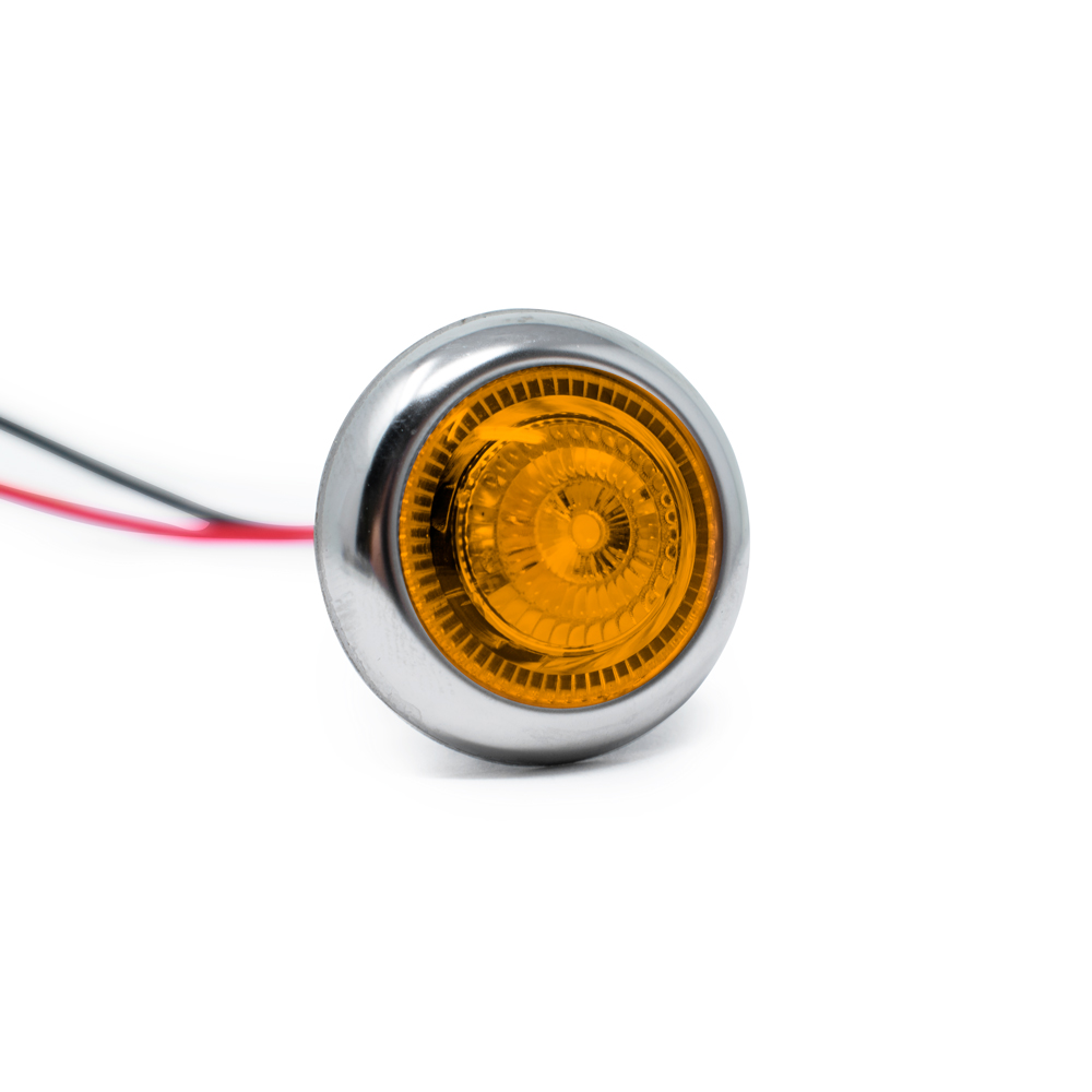 Pro Trucking Products: 34Y1FL 3/4" Round Bullet Style Marker Light with ...