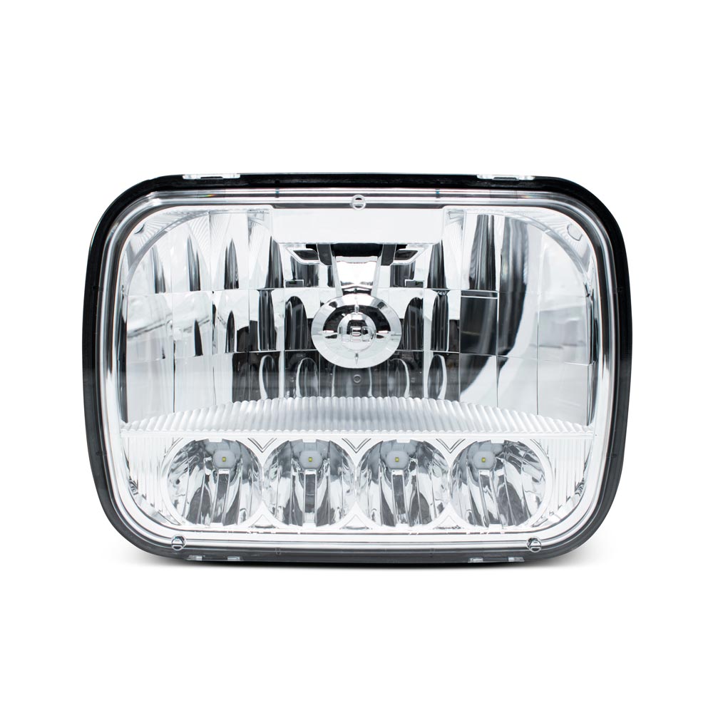 Pro Trucking Products: 6054LED 5x7 Headlight, High/Low Beam, 9-32 Volts ...