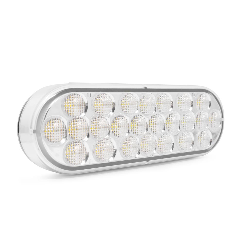 Pro Trucking Products: 624C 6" Oval Pearl Style Backup Light With 24 ...