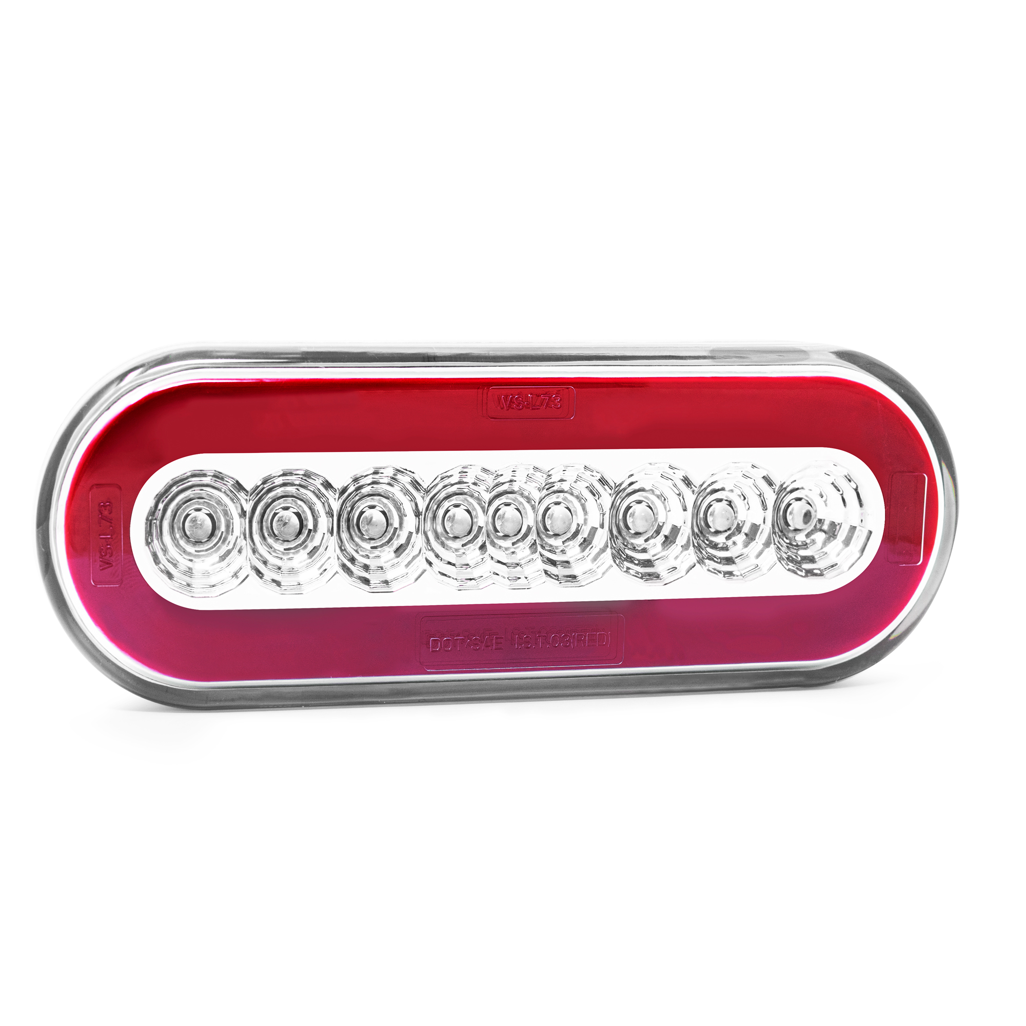 Pro Trucking Products: 6" Oval Halo Stop-Tail-Turn Signal Light with ...