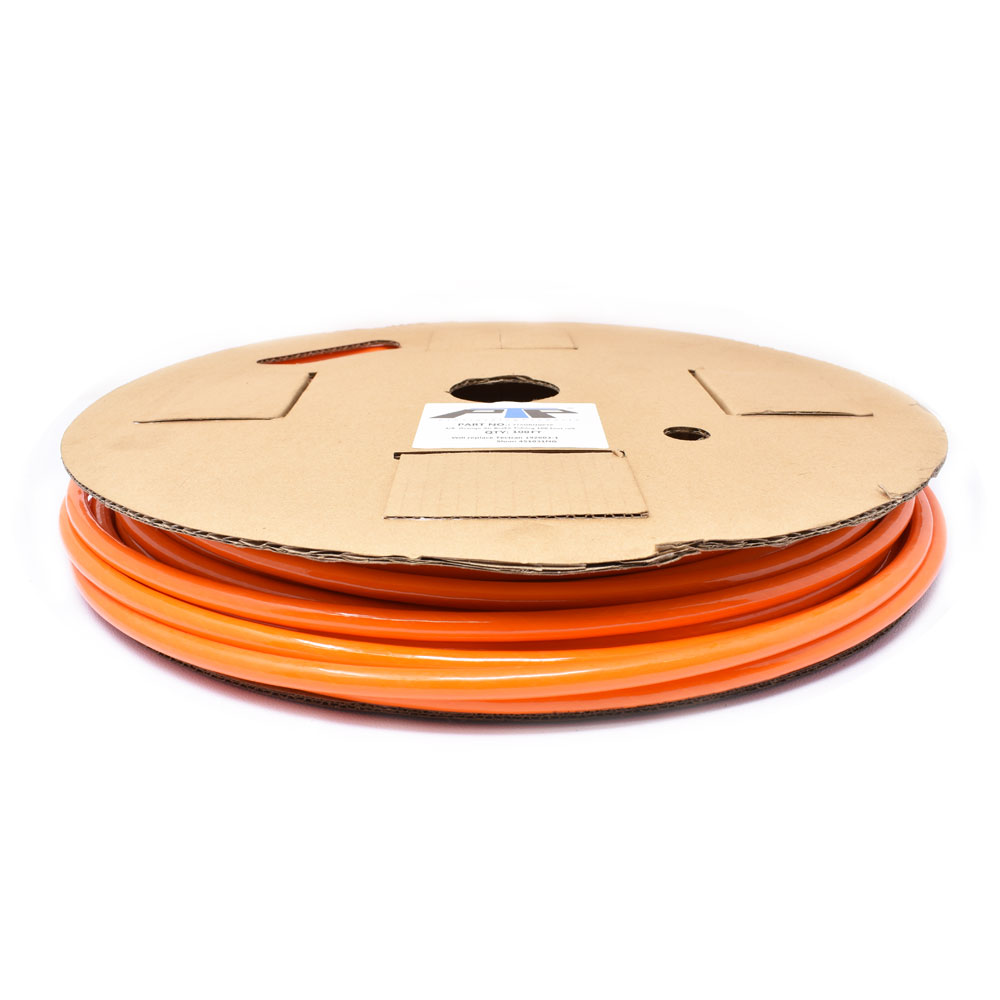 Pro Trucking Products: 3/8" O.D. Orange Nylon Air Brake Tubing, 100' Roll
