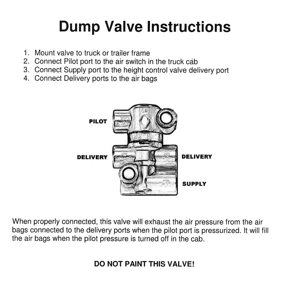 Article Air Suspension Dump Valve