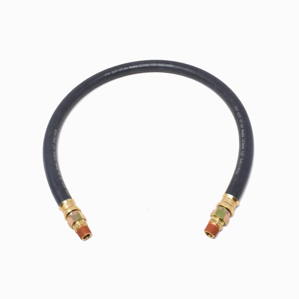 Pro Trucking Products: 48" Rubber Air Brake Hose Assembly, 1/2" I.D ...