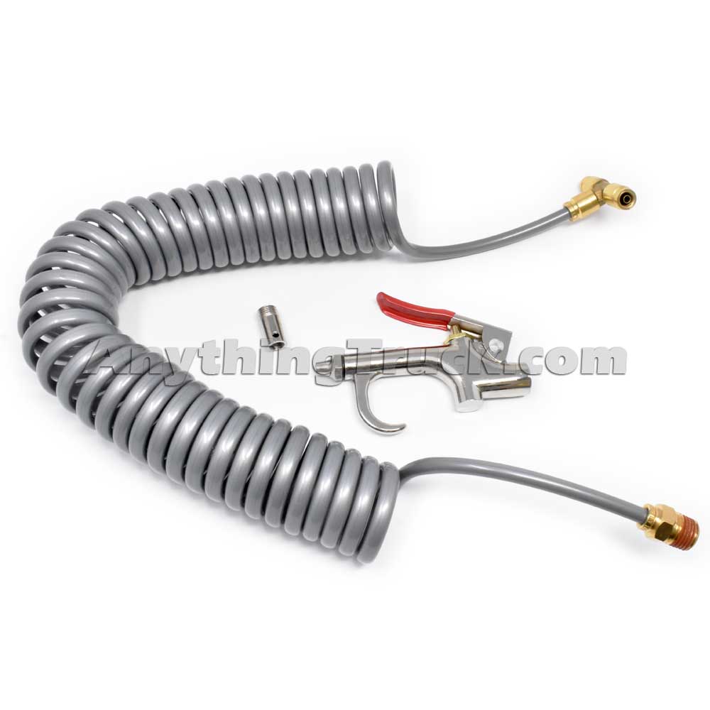 Pro Trucking Products: 16' 1/4" Push To Connect Cabin Air Seat Blow Gun Kit