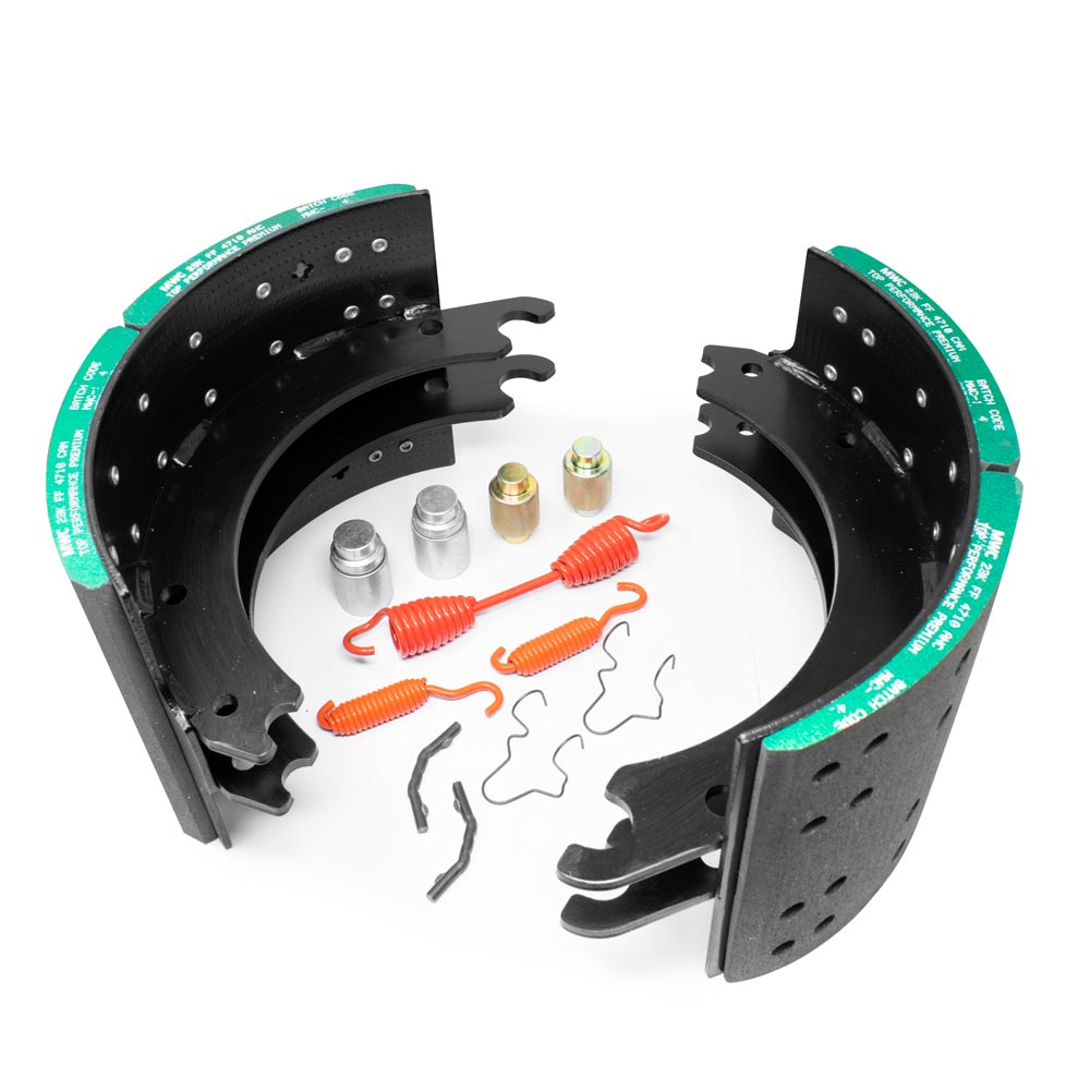 Pro Trucking Products: Air Brake Shoes & Hardware Kit for Meritor 15" x ...