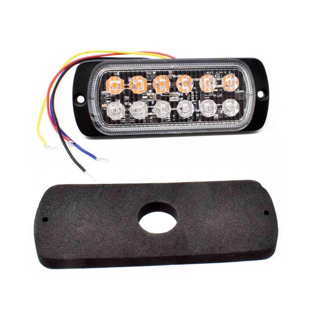 Pro Trucking Products: 312AG Double Row Amber/Green LED Strobe Light ...