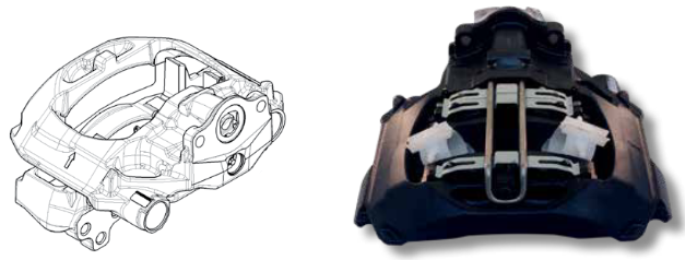 Pro Trucking Products: MAXX22T Air Disc Brake Caliper, Left-Hand