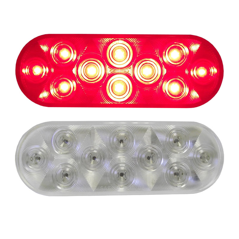 Pro Trucking Products: 10 LED Stop-Tail-Turn Signal Light, Clear Lens ...