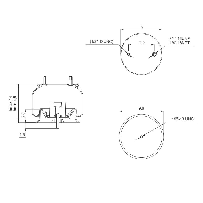 Pro Trucking Products: Reversible Sleeve Air Spring, Replaces Neway ...