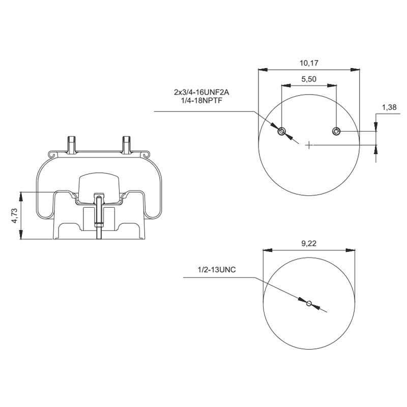 Pro Trucking Products: Hendrickson Trailer S21800 Air Bag